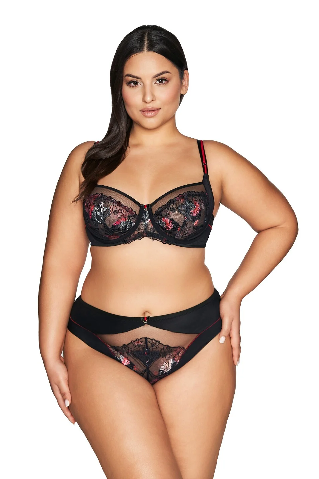 Biustonosz Soft Side Support AVA 2122 Black Maxi - Modny Sklep