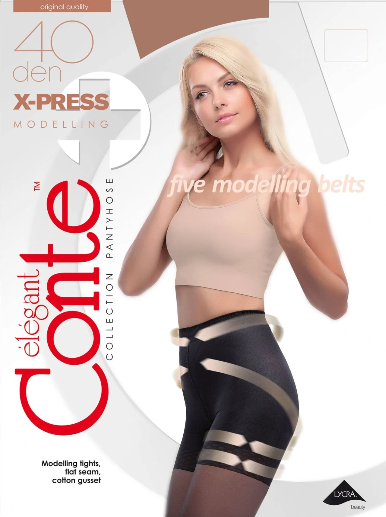 Rajstopy Conte X-PRESS 40 DEN R.2-4 - Modny Sklep