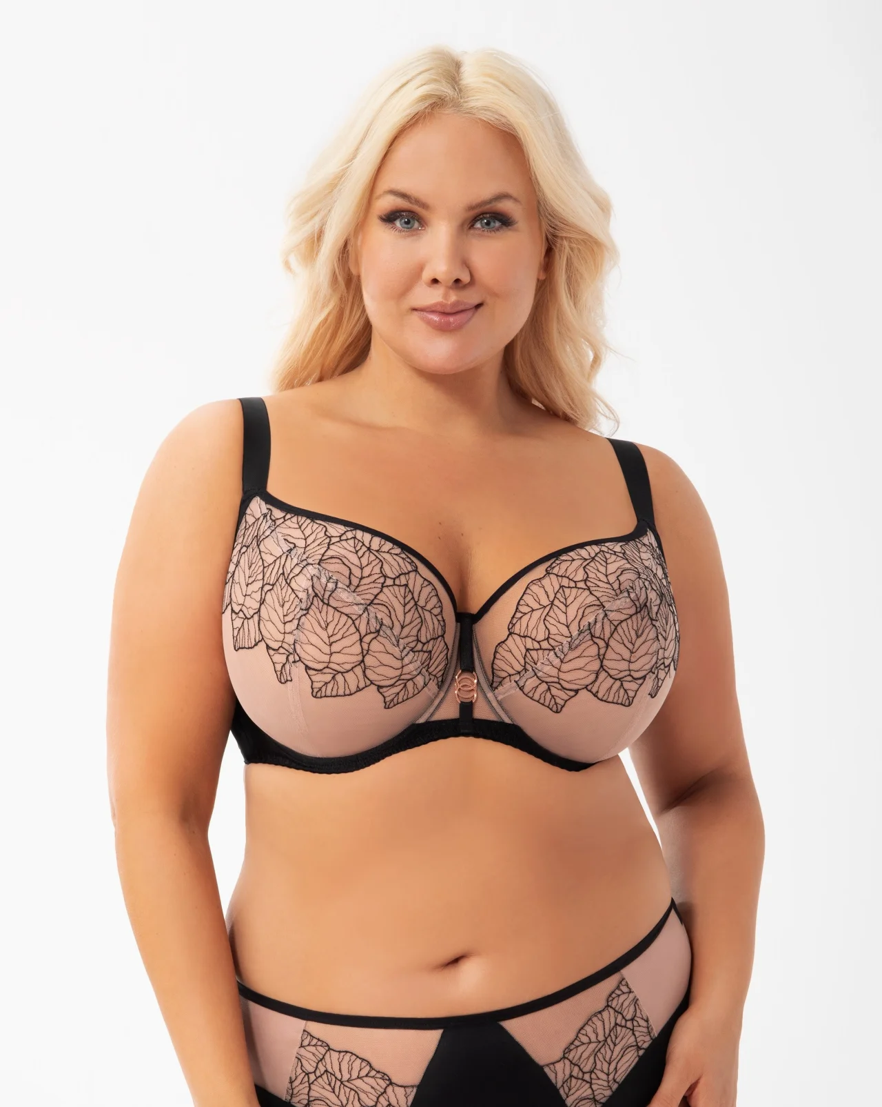 Biustonosz Gorsenia Palmira K924 Czarny - Modny Sklep